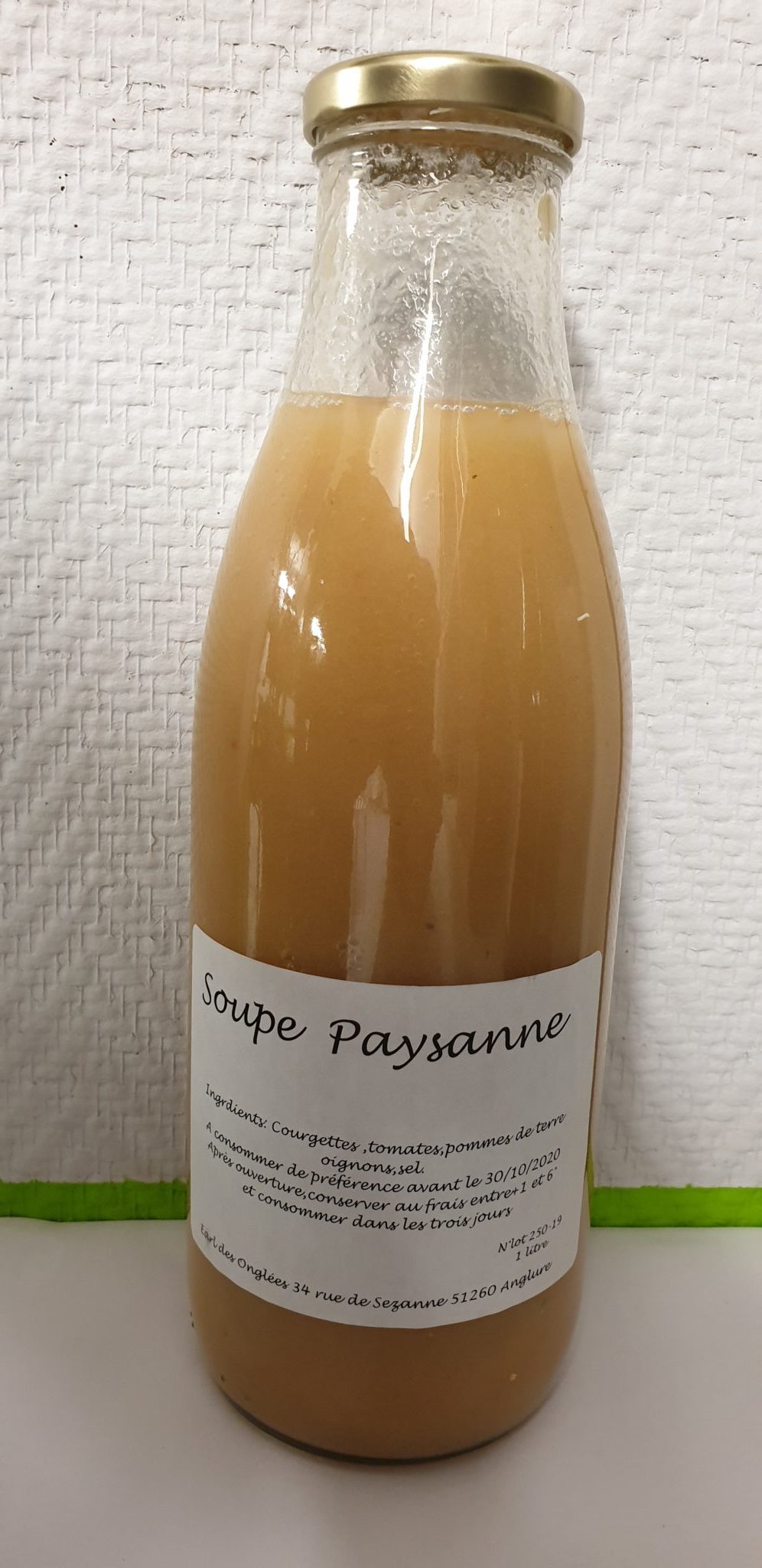 Soupe Paysanne - Au Potager de Bécheret